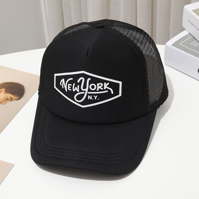 Trykte Mesh-kasketter Til Mænd Og Kvinders Solskærmskasketter | Herremode Accessories